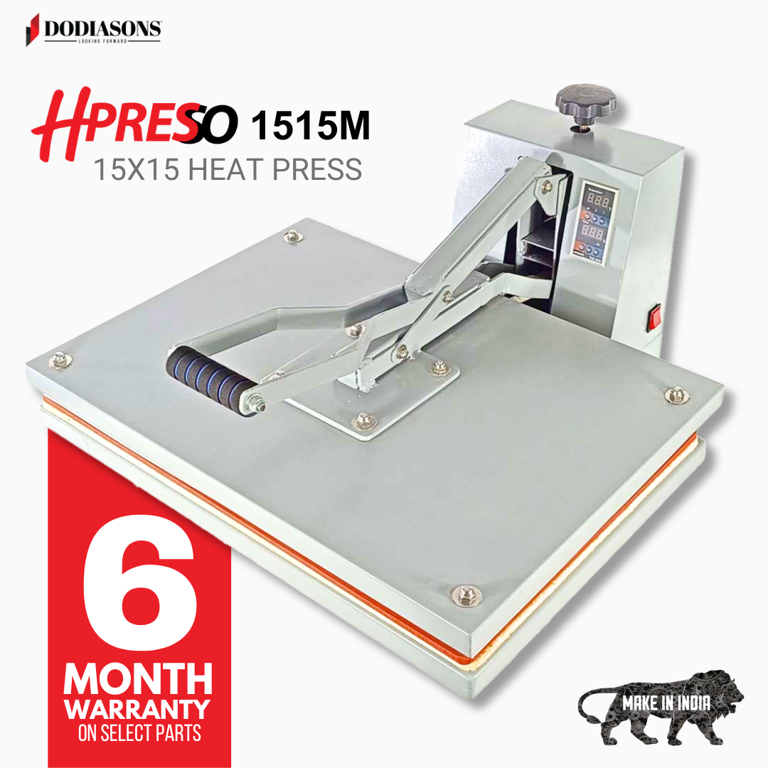 15X15 Heat Press Machine | HPRESSO 1515M | Made in India
